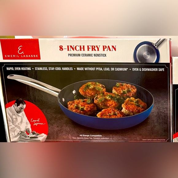 Emeril Lagasse | Kitchen | Emeril Lagasse 8inch Fry Panpremium Ceramic ...